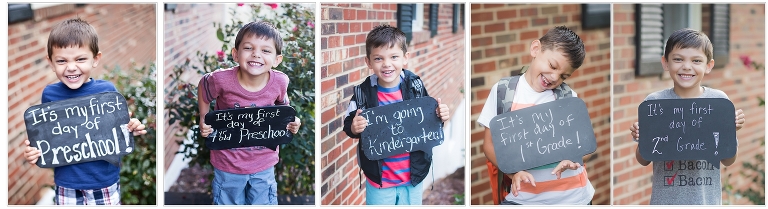 8 Tips to Rock Your First Day of School Photos - Kristina Rose Photography